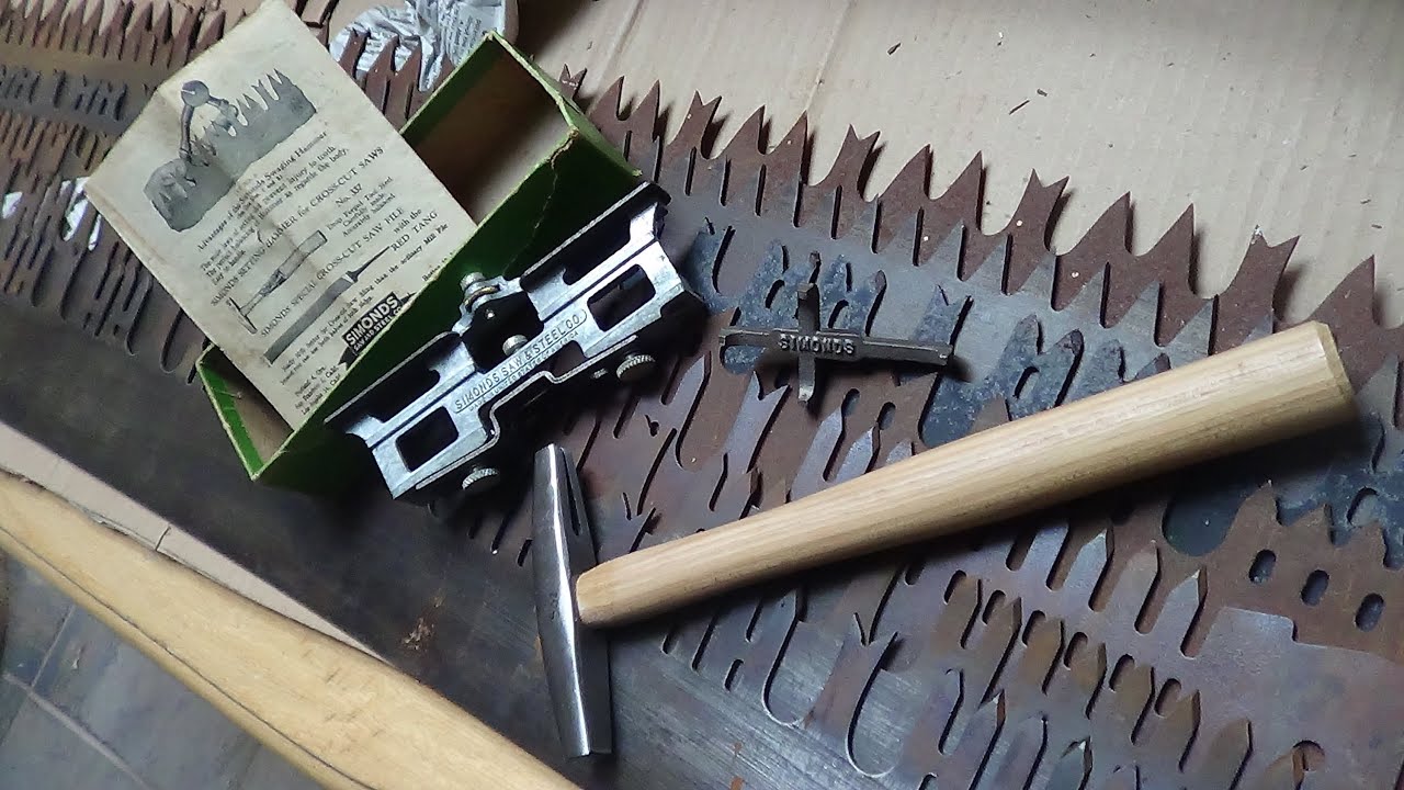 Cross Cut Saw Restoration Part 1 Youtube