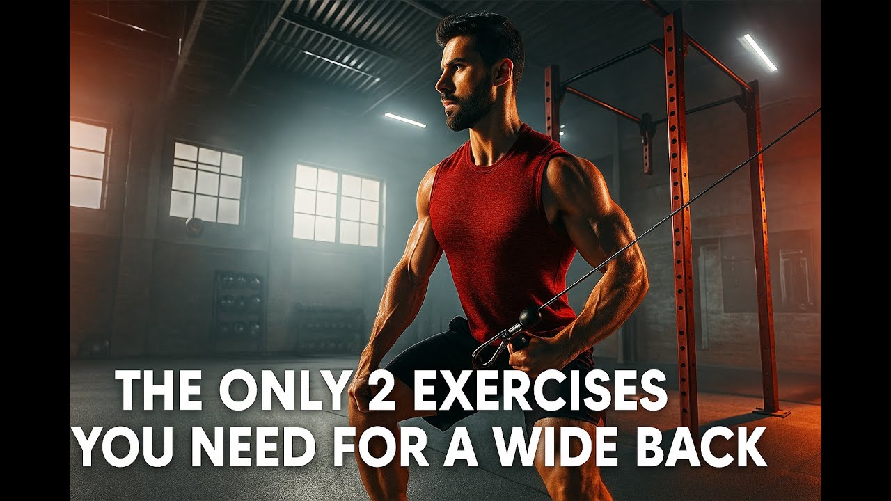 The Only 2 Exercises You Need For A Wider Back Youtube