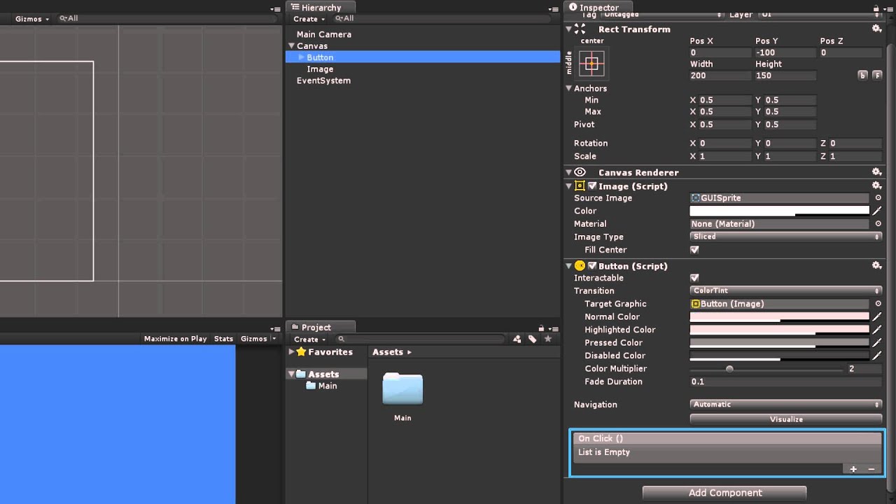 Ui Events And Event Triggers Unity Official Tutorials Youtube