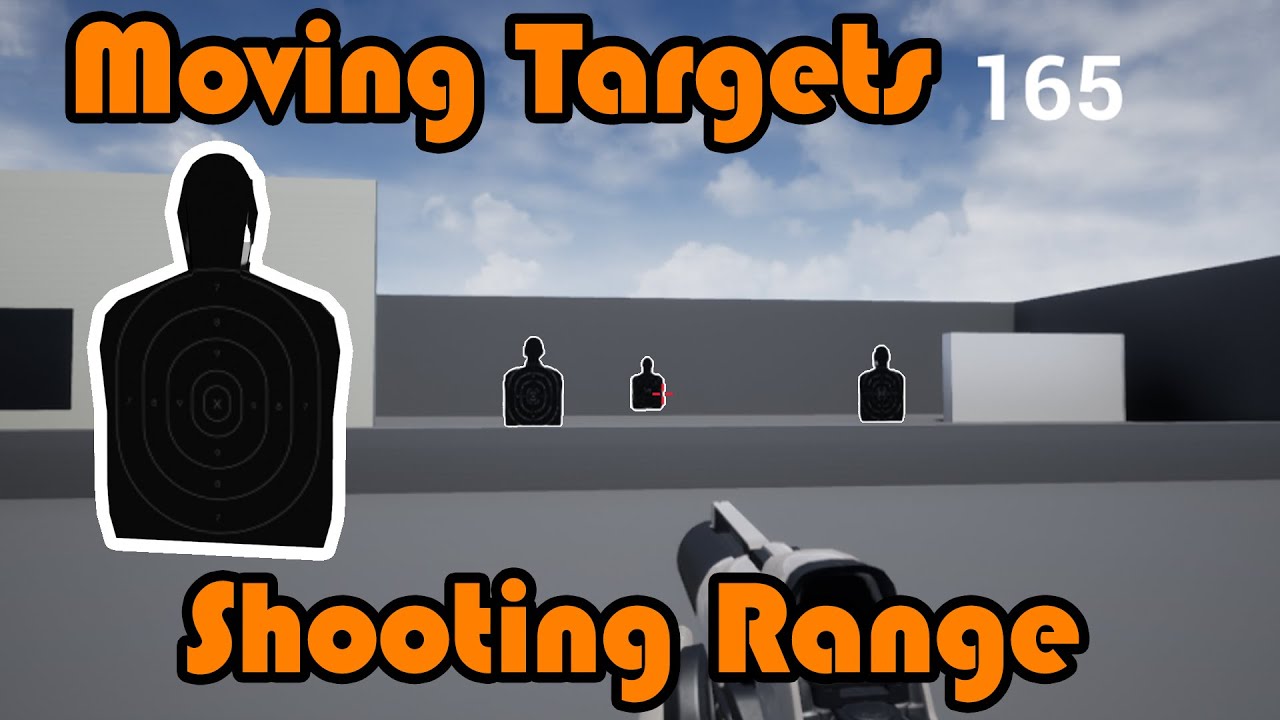 Practice Shooting Range Moving Targets Score In Widget Unreal