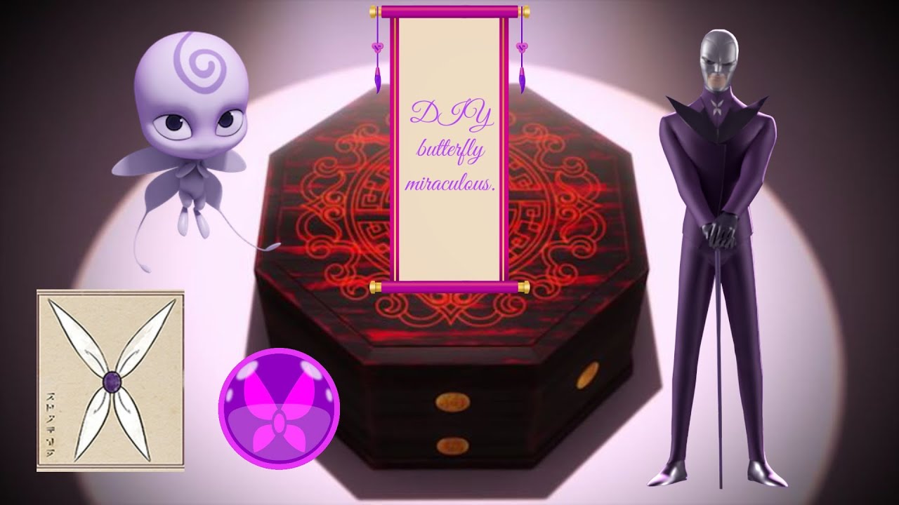 Diy The New Miraculous Ladybug How To Make Butterfly Miraculous Brooch