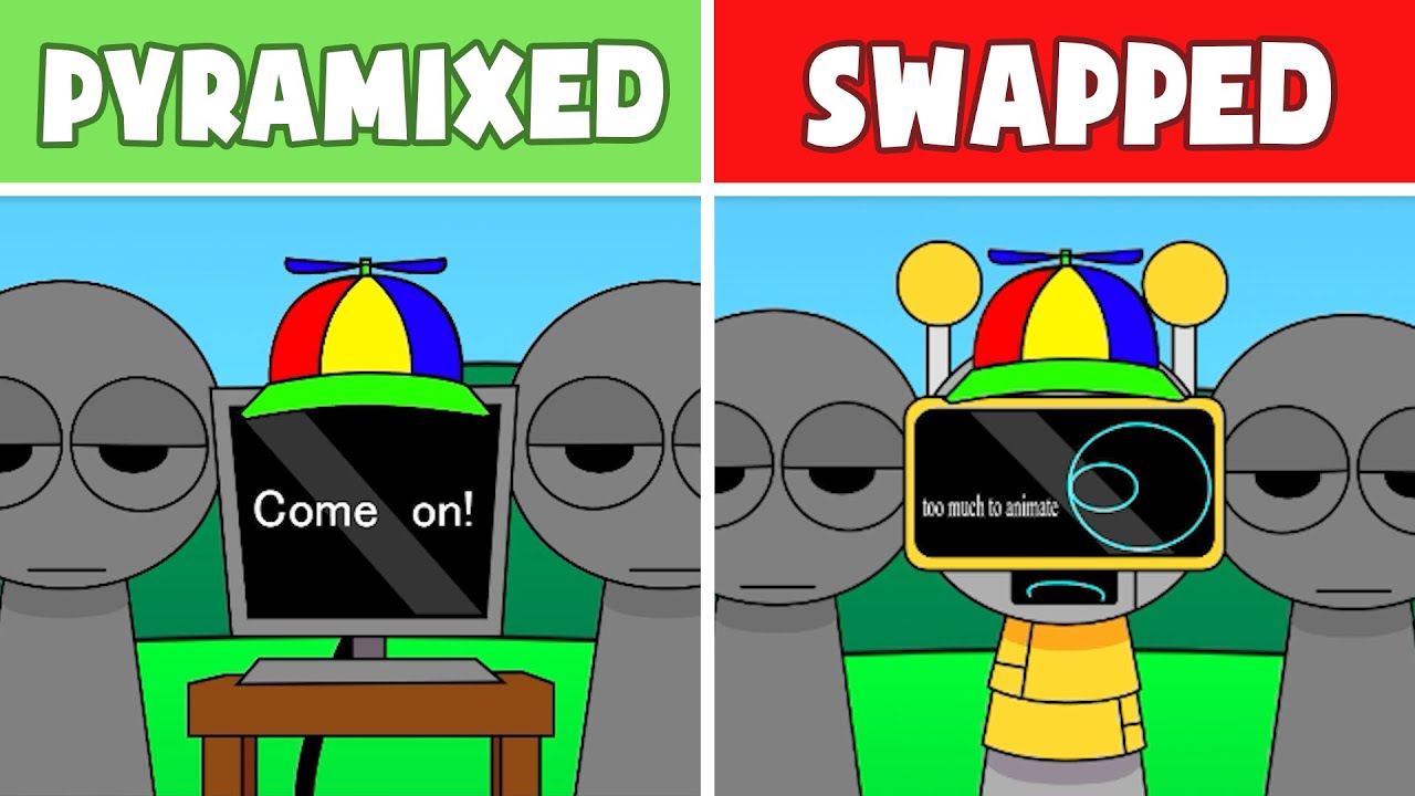 Incredibox Sprunki Pyramixed Vs Pyramixed But Swapped Special