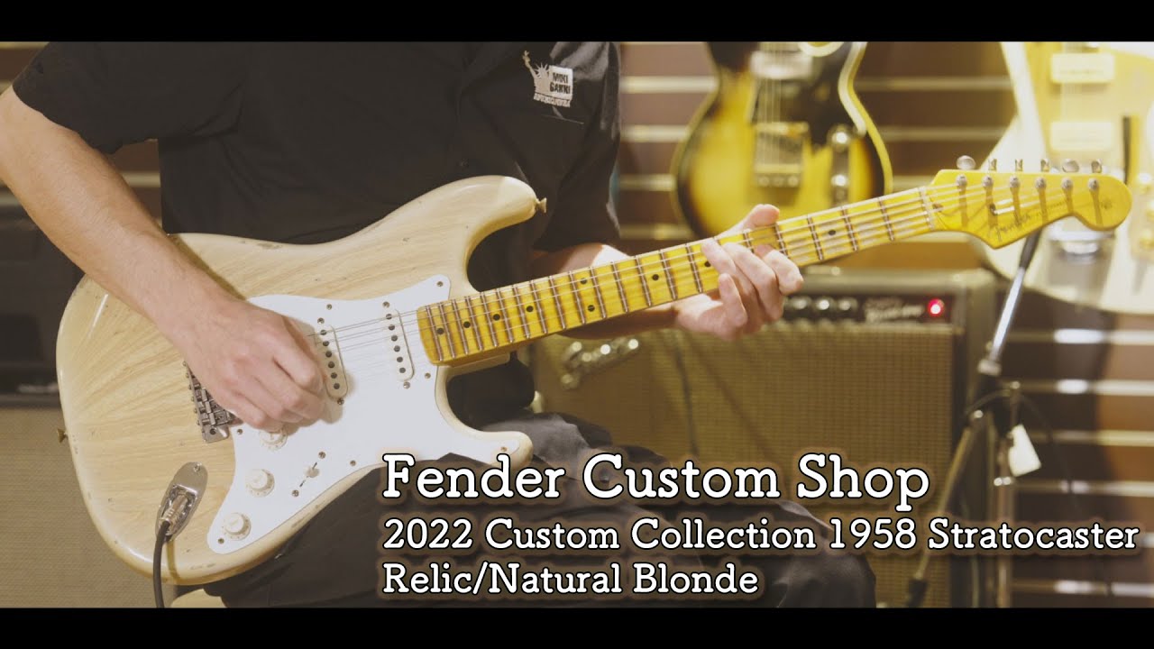 Fender Custom Shop 2022 Custom Collection 1958 Stratocaster Relic