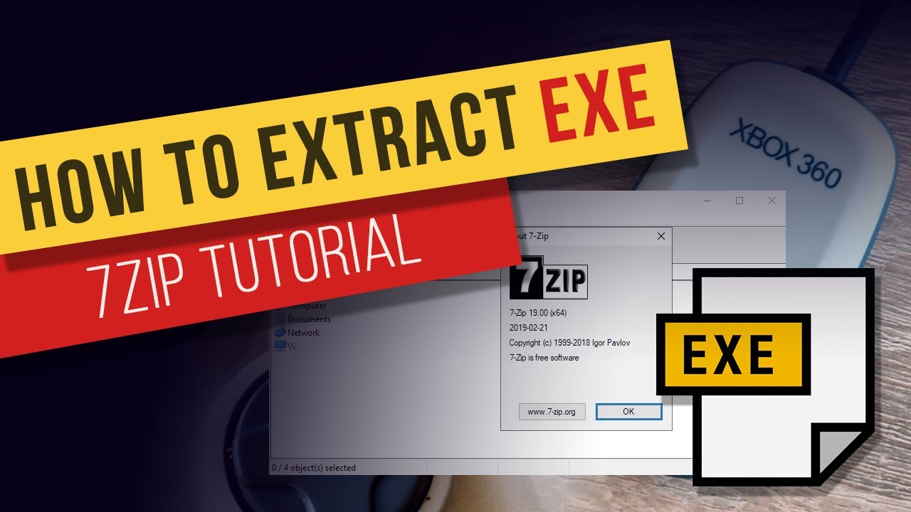 How To Extract Exe Files On Windows 7 Zip Tutorial Youtube