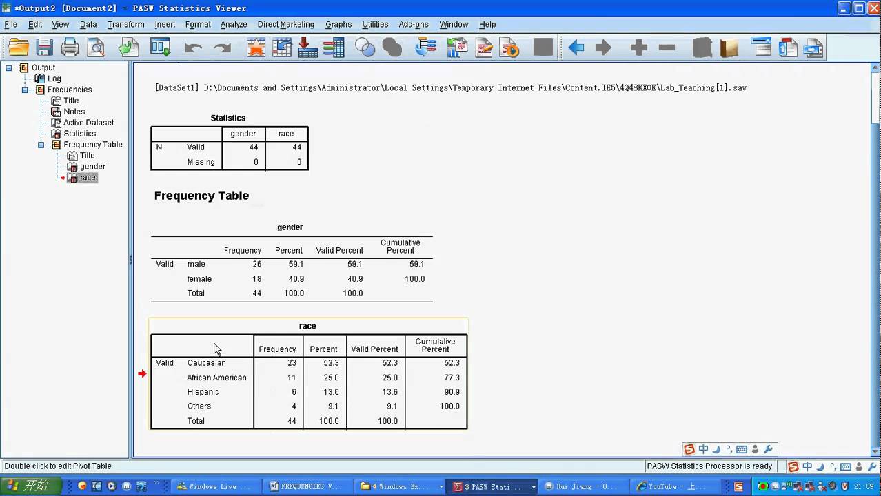 Apa Style Table Spss Cabinets Matttroy