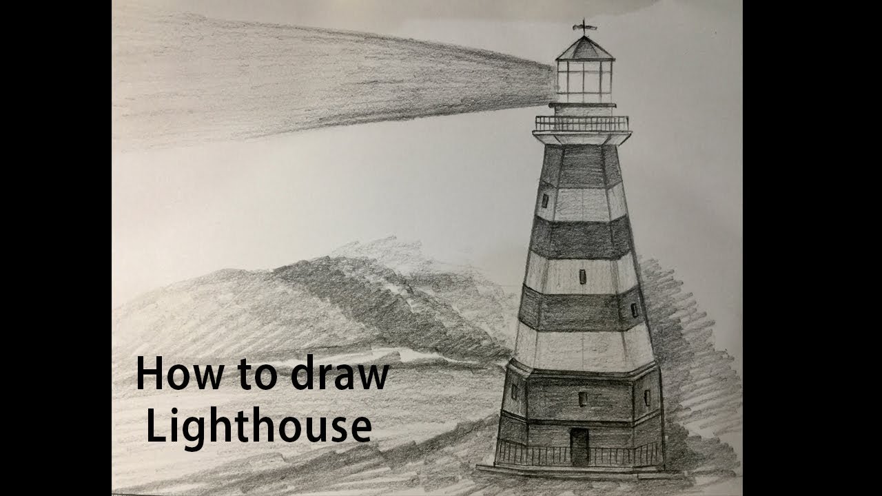Easy Pencil Drawings Of Lighthouses