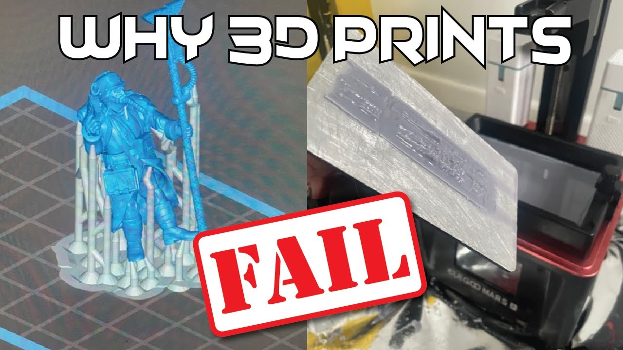 Troubleshooting Why 3d Prints Fail Youtube