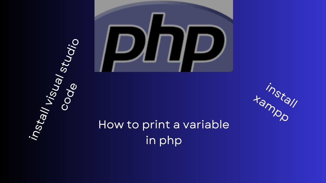How To Print A Php Variable Youtube