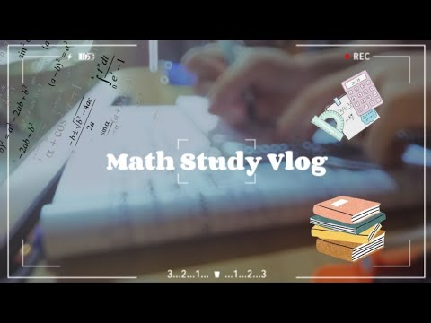 Math Study Vlog Youtube