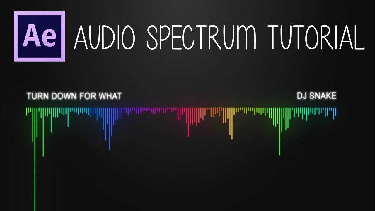 After Effects Audio Spectrum Tutorial Youtube