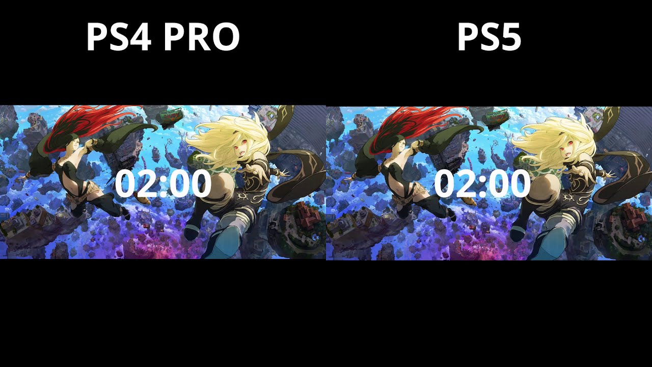 Gravity Rush 2 Ps4 Pro Versus Ps5 Initial Loading Time Youtube