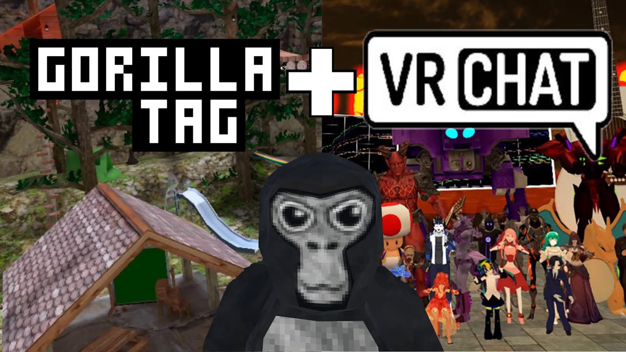 Gorilla Tag But It S Vrchat Youtube