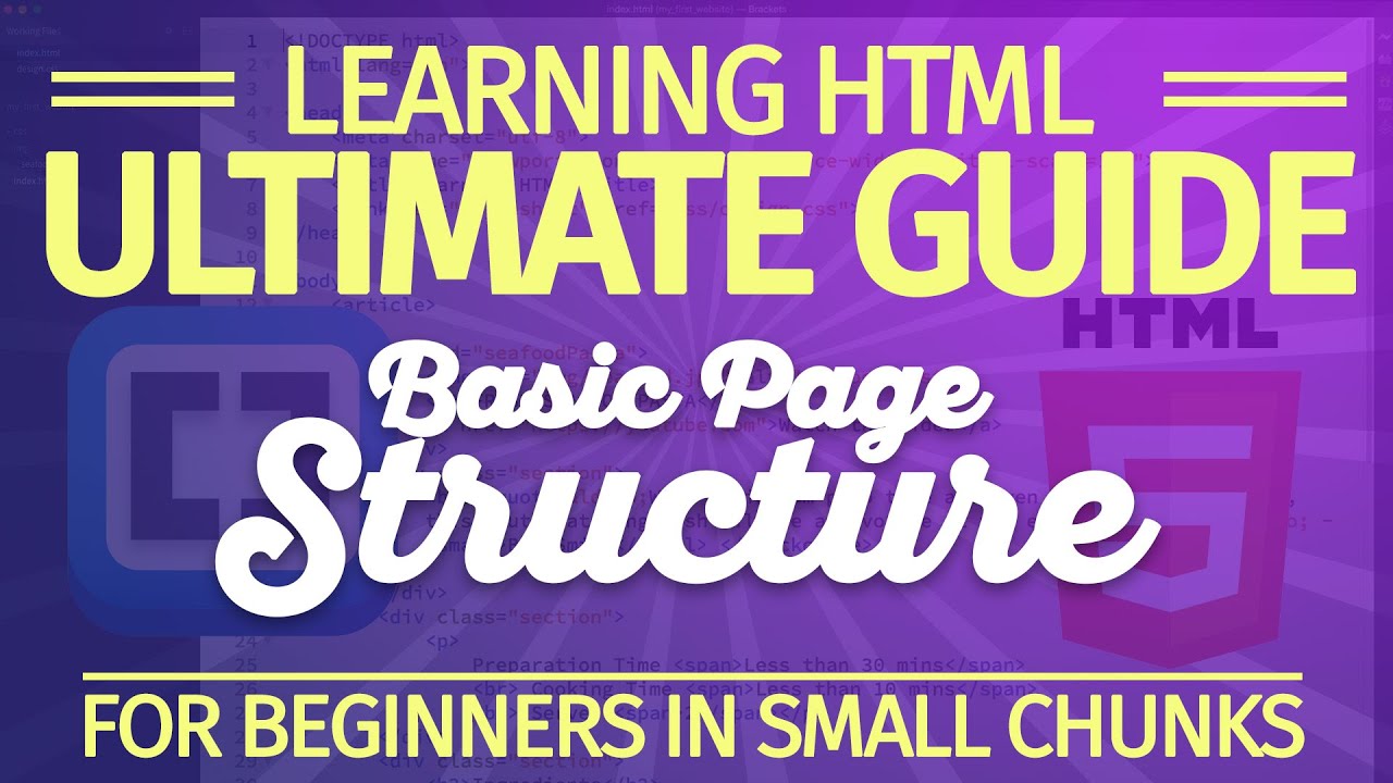 3 Learn To Build Your First Html 5 Web Page Structure For Absolute