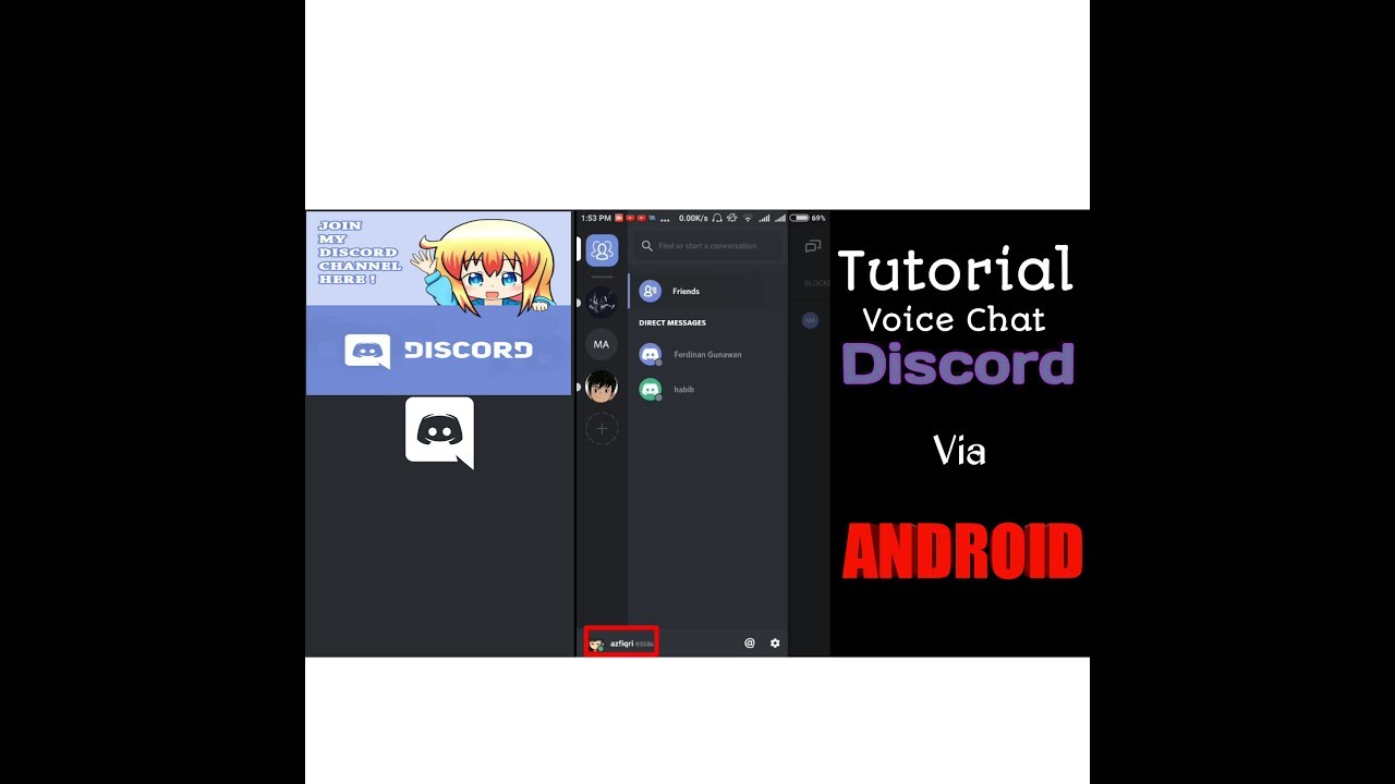 Tutorial Aktivin Voice Chat Di Discord Via Android Youtube
