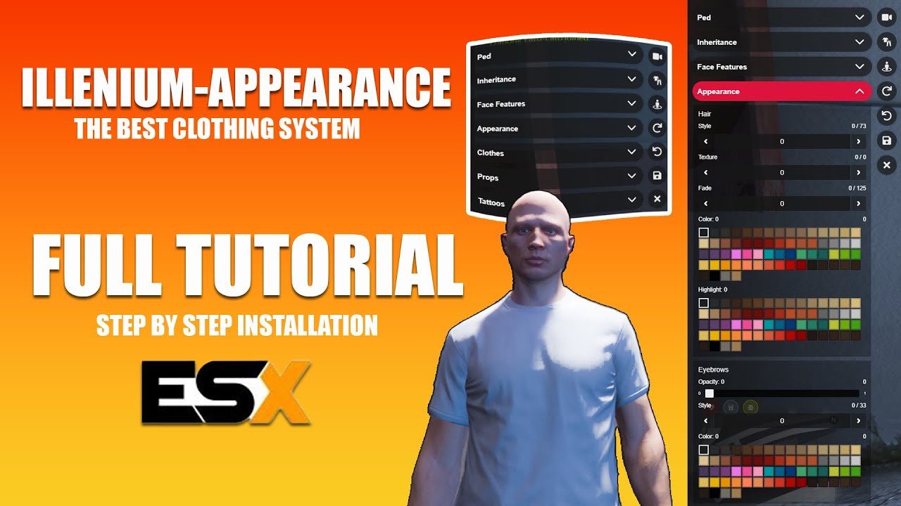 The Best Clothing Illenium Appearance Esx Installation Fivem Youtube