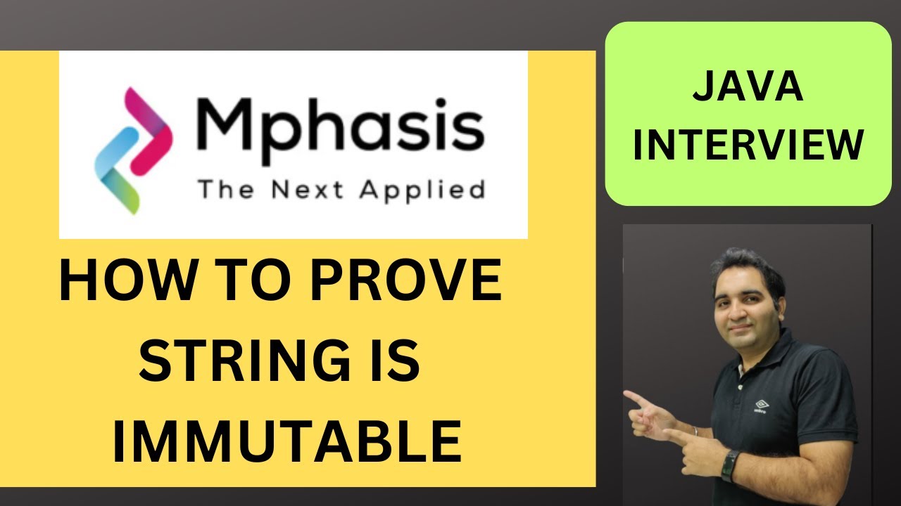 68 Java Program To Prove String Is Immutable Java Interview