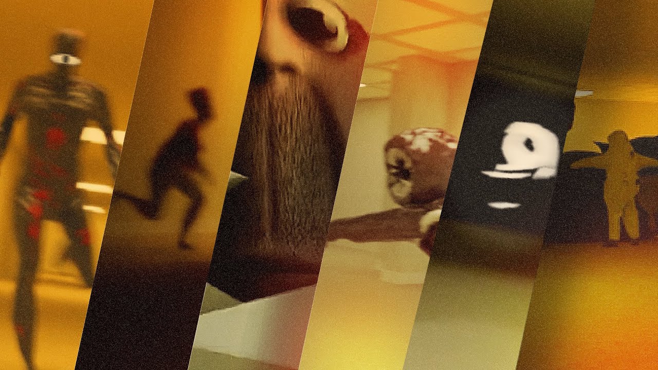 The Backrooms Entities Encounters Found Footages Compilation Youtube