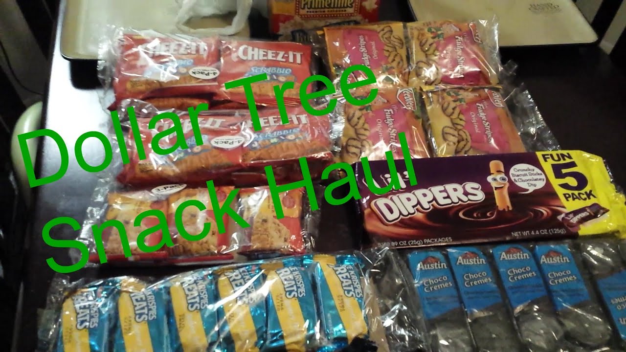 Dollar Tree Snack Grocery Haul Youtube