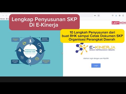 Terbaru 2024 Tutorial Penyusunan Skp Di Aplikasi E Kinerja Bagi