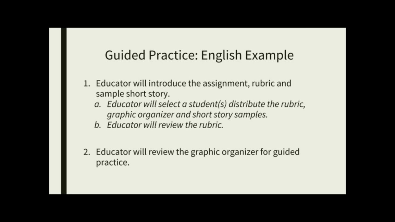 Lesson Planning Series Guided Practice Youtube