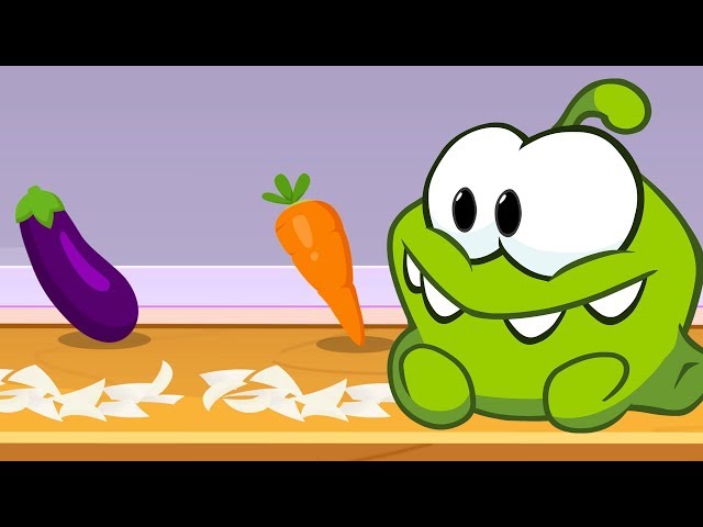 Om Nom Is Memorizing Vegetables And Colors Learn English With Om Nom