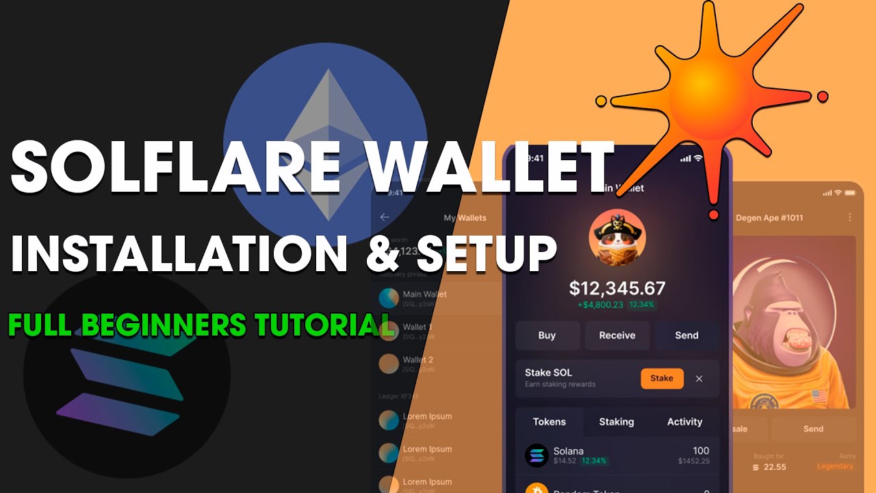 Solflare Wallet Installation Setup Full Guide Step By Step Youtube