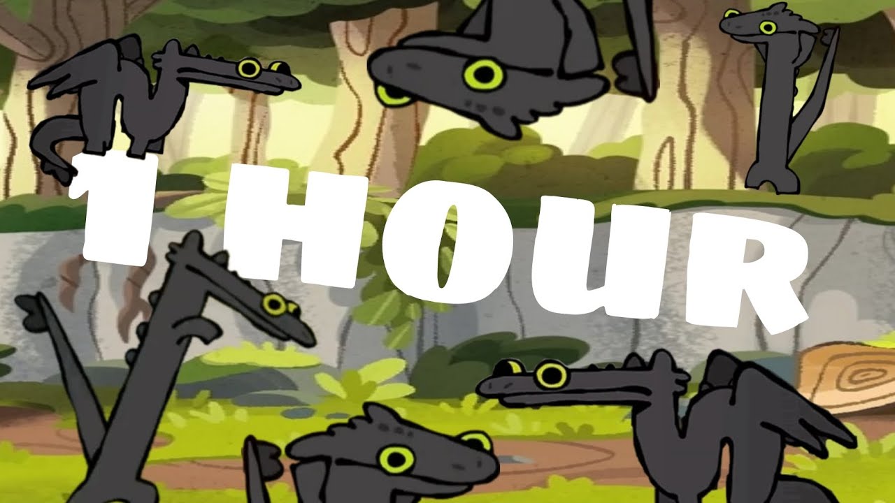1 Hour Of Toothless Dancing Meme Youtube