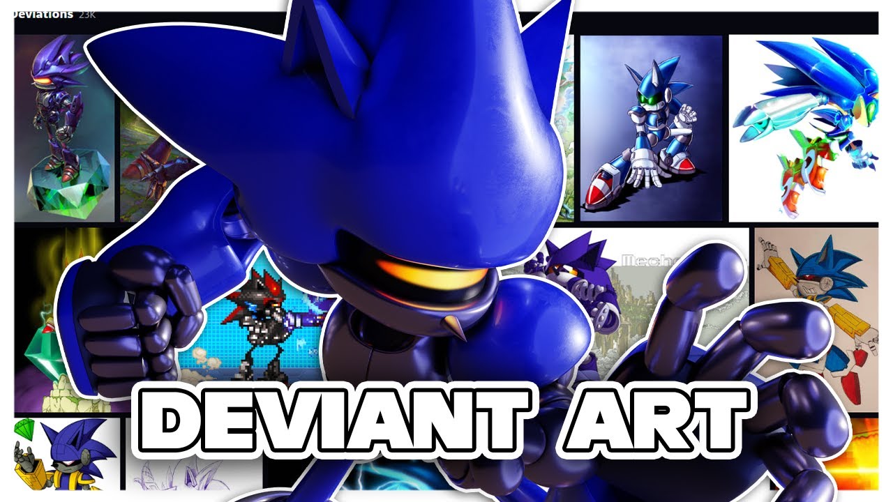 Mecha Sonic Visits Deviantart Youtube