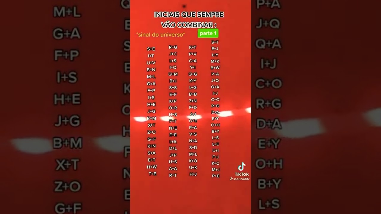 Iniciais Que Combinam Youtube