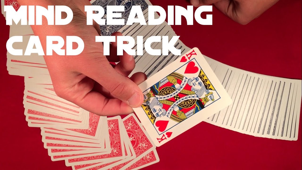 Beginner Mind Reading Card Trick Tutorial Youtube