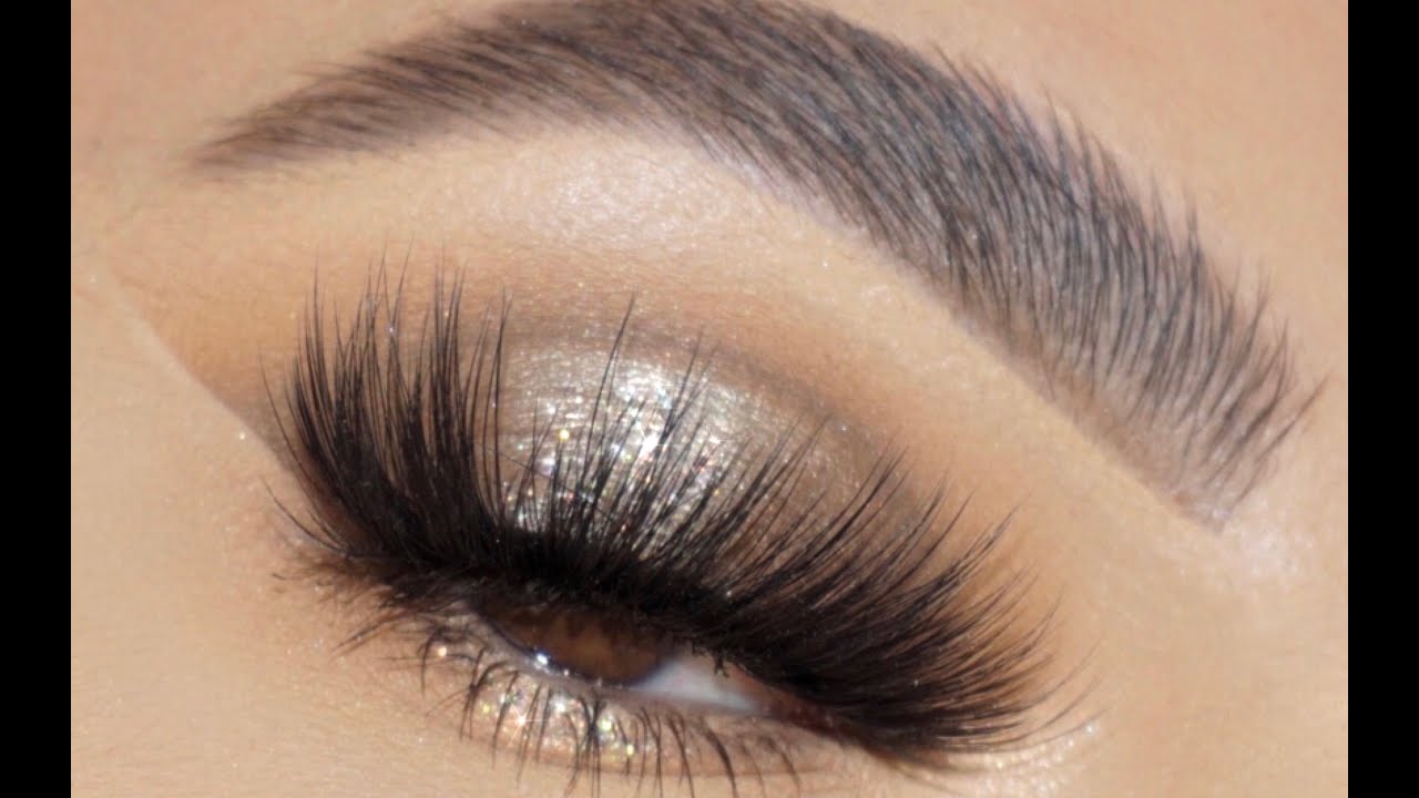 Silver Glitter Halo Eye Makeupёятш Youtube