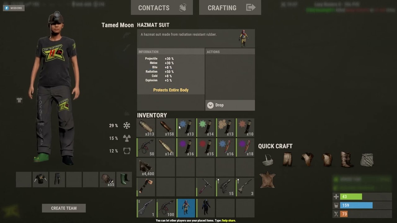 Hazmat Stats Vs Arctic Suit Stats Rust Shorts Youtube