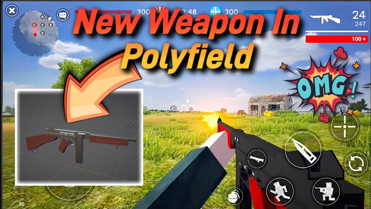 New Thompson Gun Gameplay In Polyfield Polyfield 0 7 3 Update News