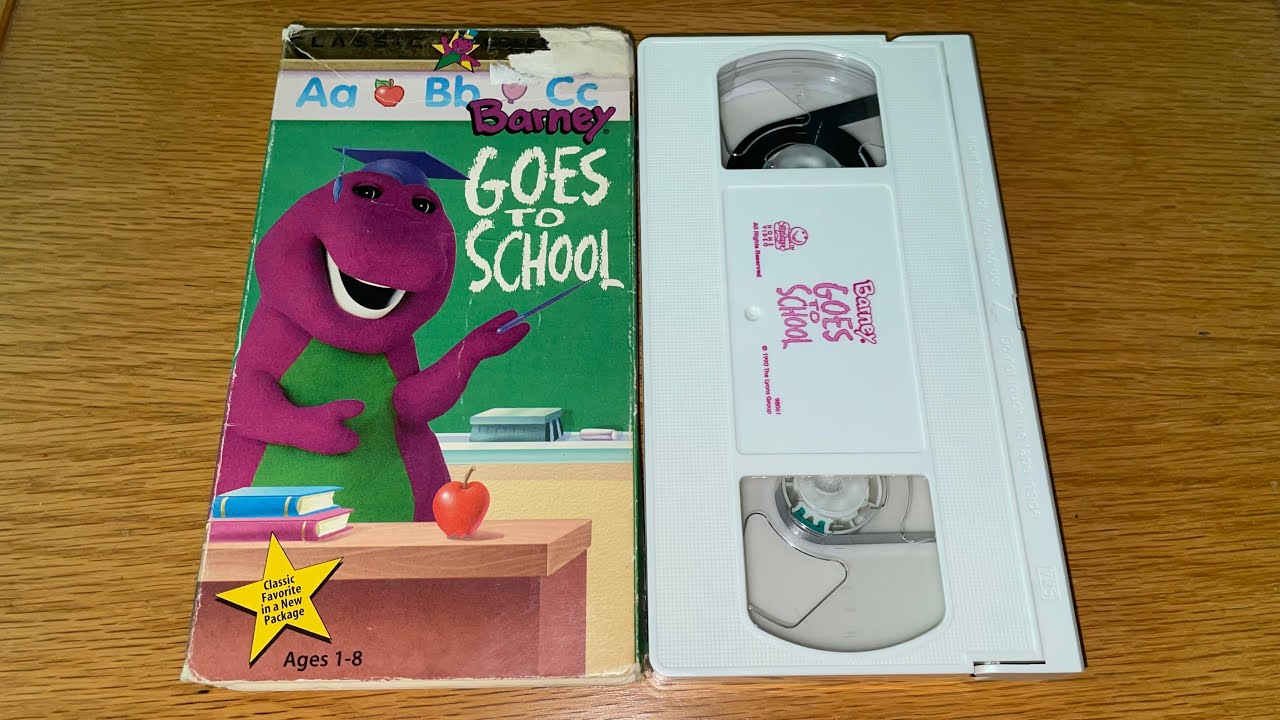Opening Closing To Barney Goes To School 1996 Vhs Youtube