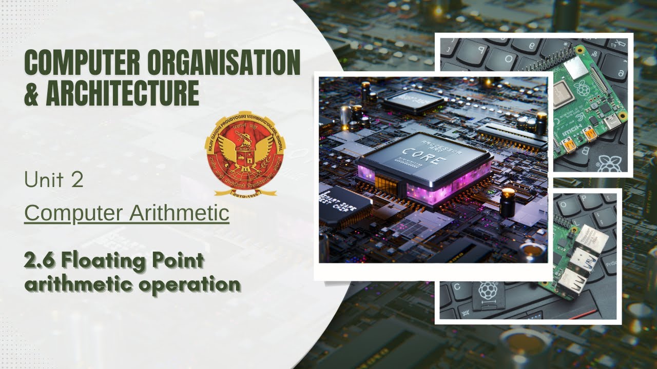 2 6 Floating Point Arithmetic Operation Cs404 Youtube