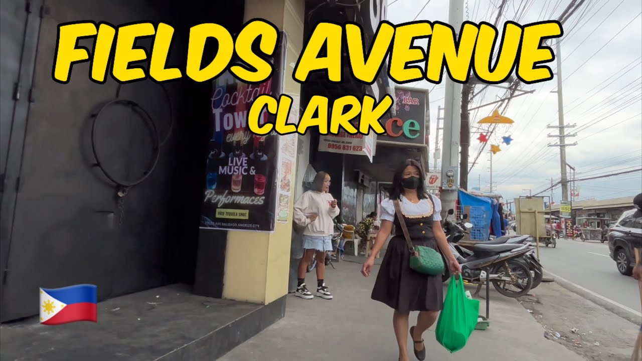 Daily Life Around Walking Street Angeles City Philippines Youtube