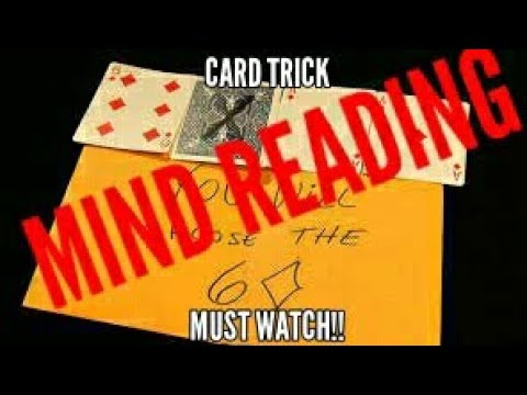 Learn Mind Reading Card Trick Youtube