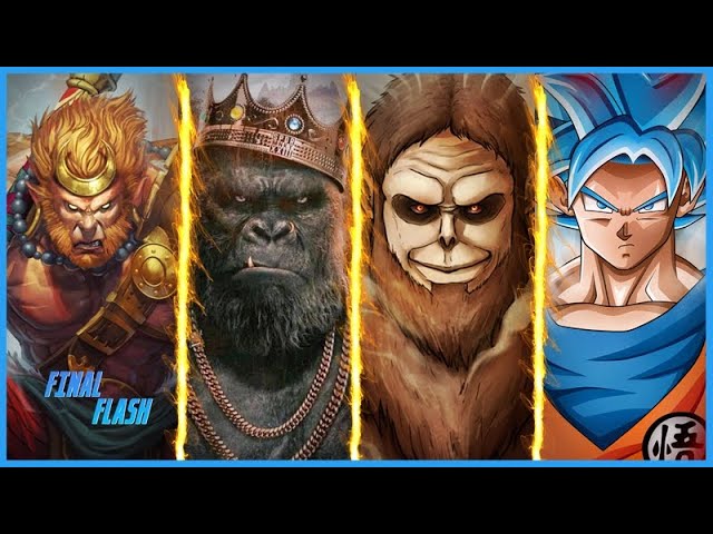 Goku Vs King Kong Anime Dragon Ball Z Great Ape Vegeta King Kong