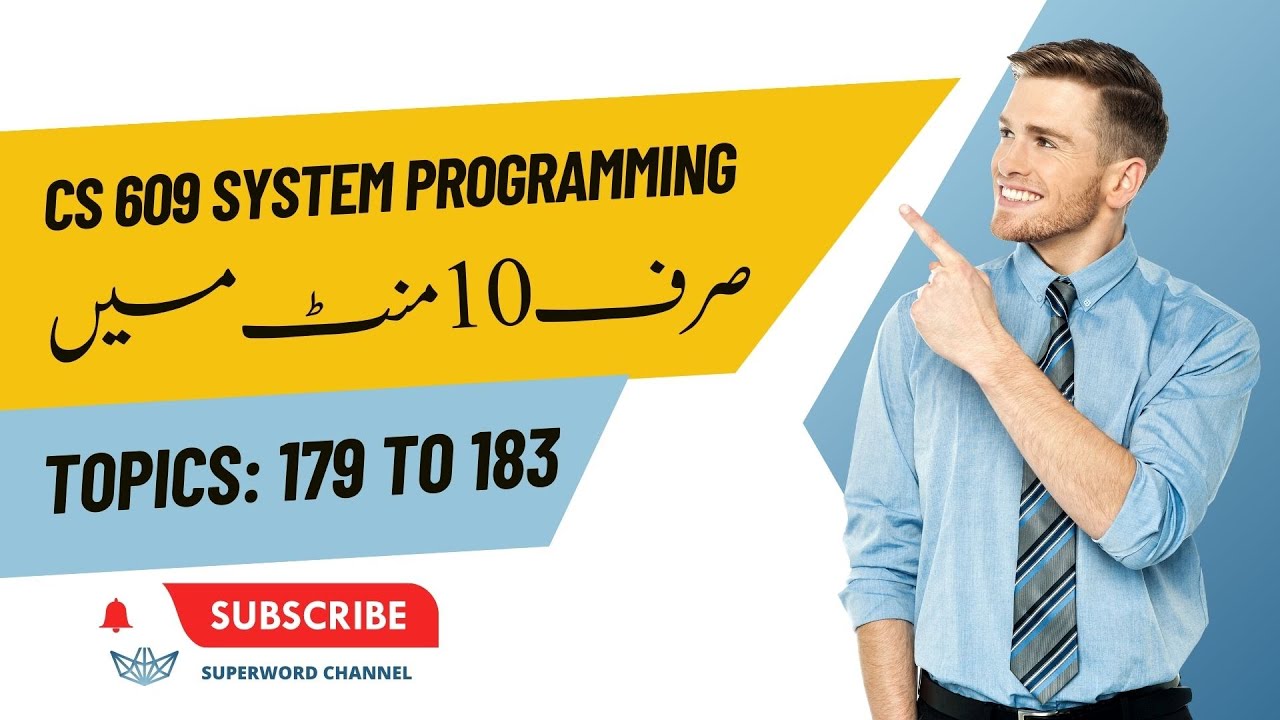 Cs609 Topic 179 To 183 Week 16 Part 1 Youtube