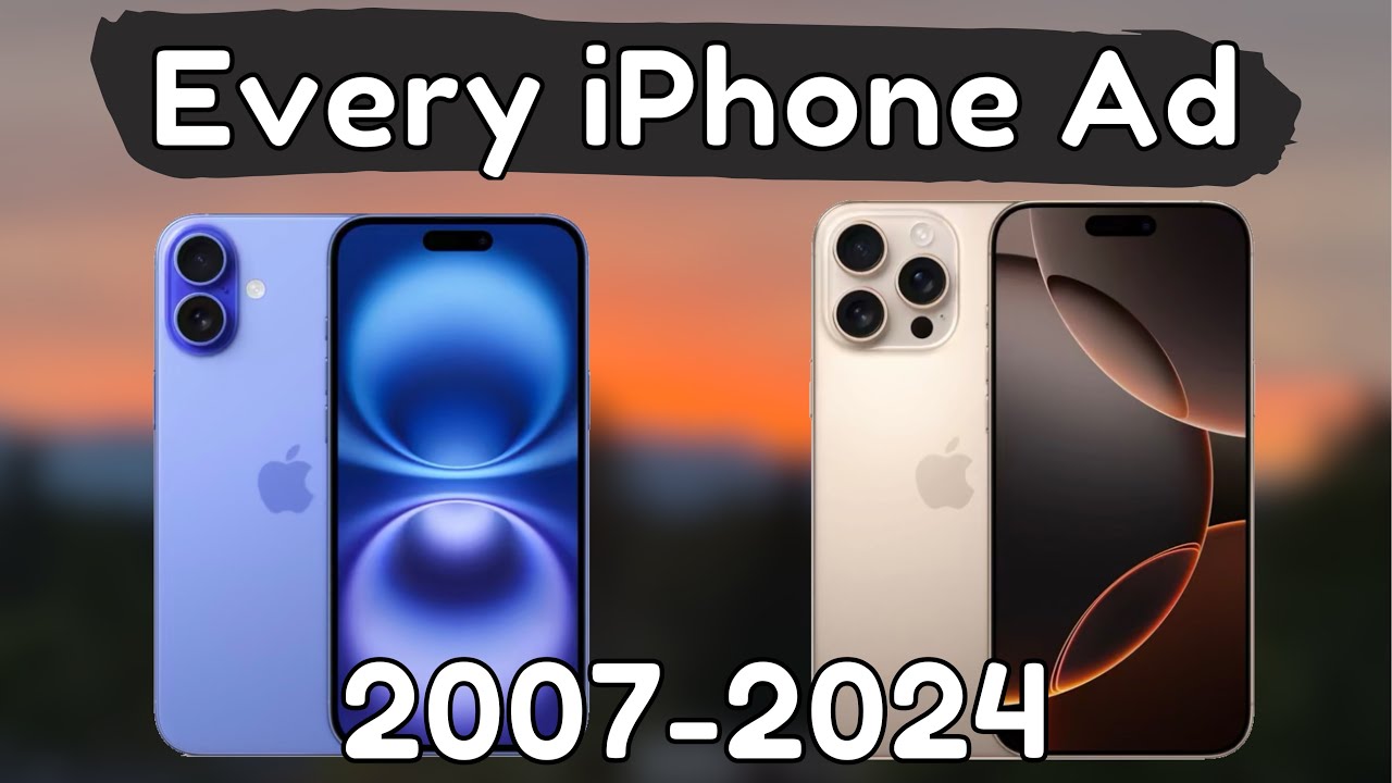 Every Iphone Ad 2007 2024 Youtube