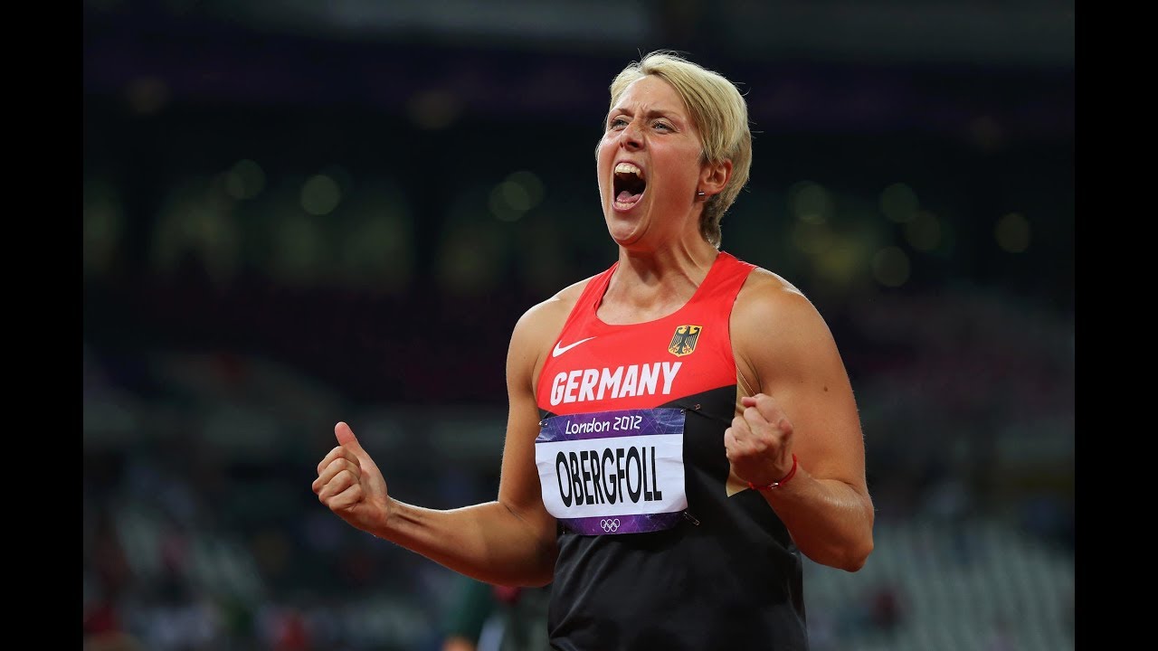 Throwmotion Christina Obergföll Slow Motion Youtube