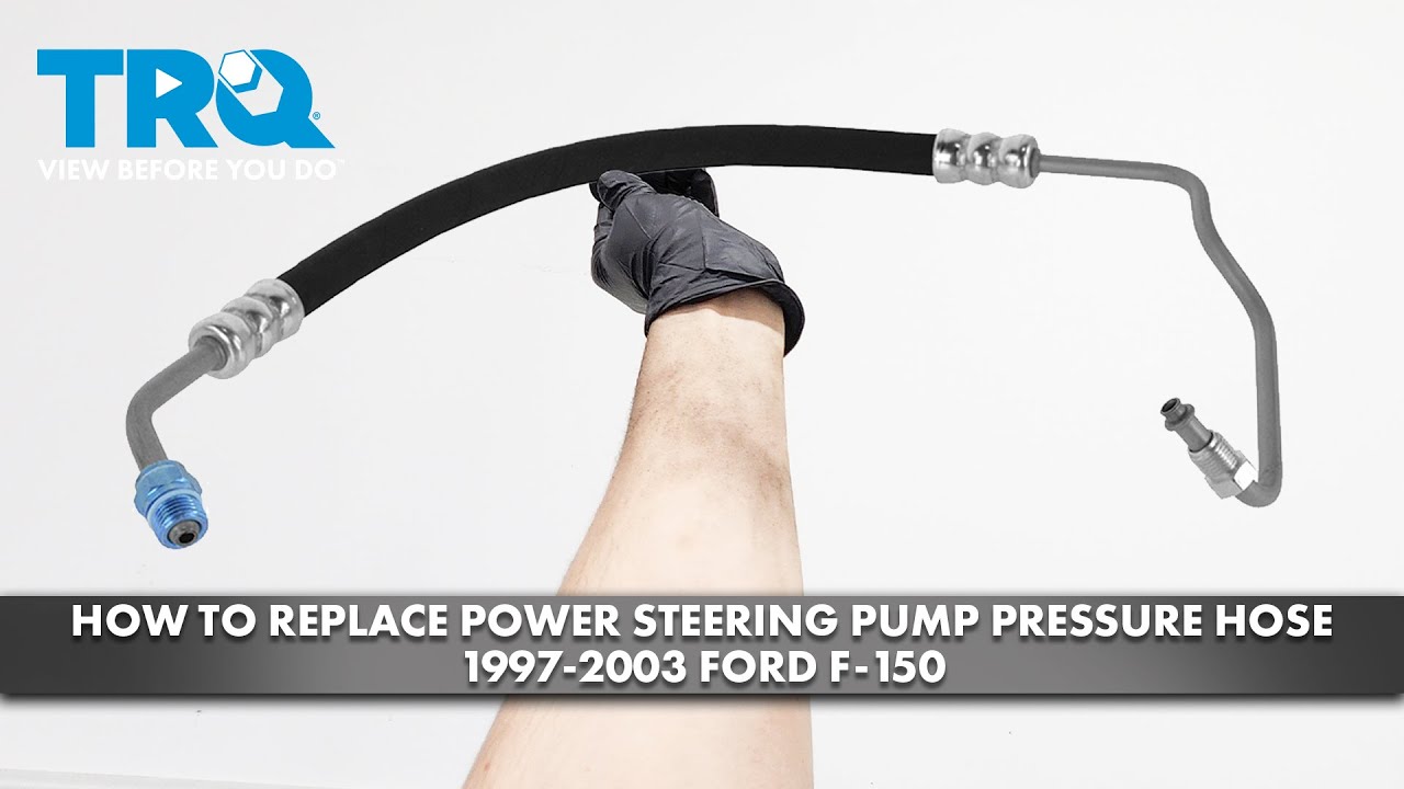 How To Replace Power Steering Pump Pressure Hose 1997 2003 Ford F 150
