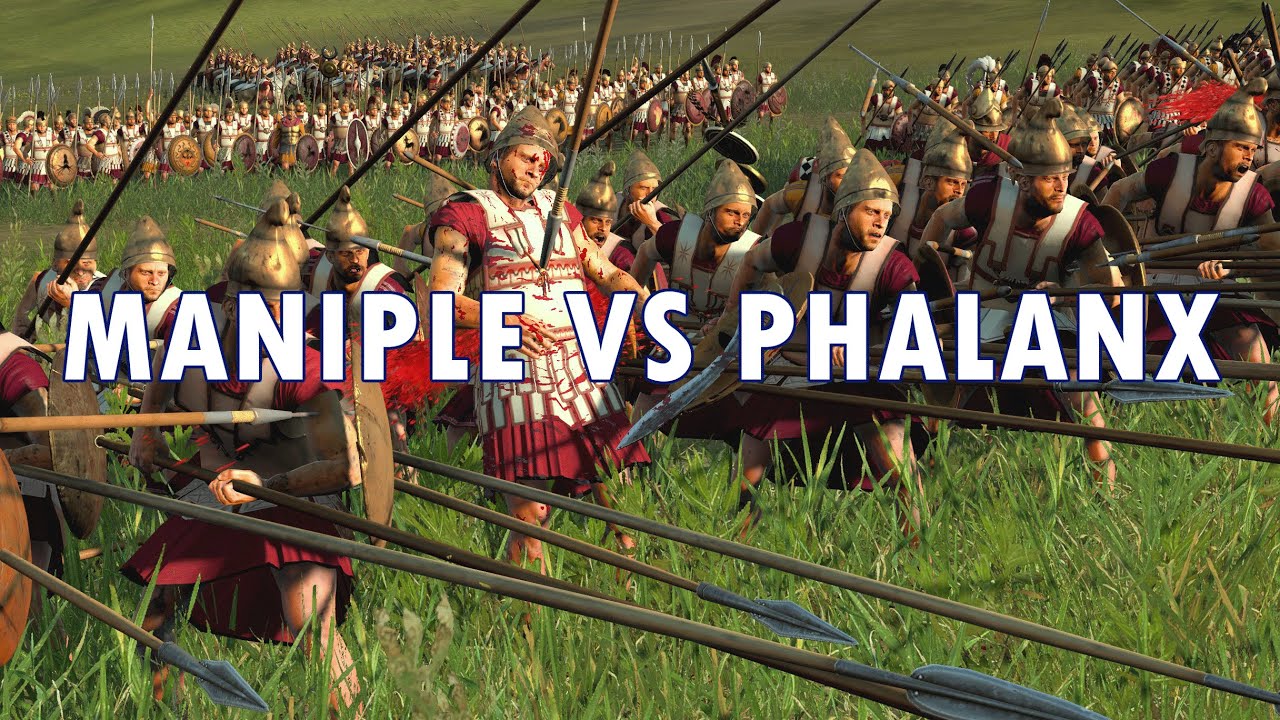 Maniple Vs Phalanx Multiplayer Battle Total War Rome 2 Youtube
