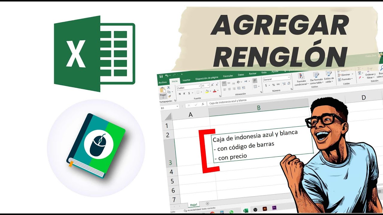 Cómo Agregar Un Renglón En Una Celda En Excel Youtube