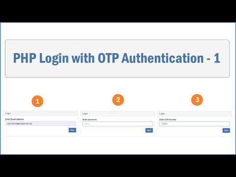 Php Login Registration With Email Verification Using Otp Webslesson