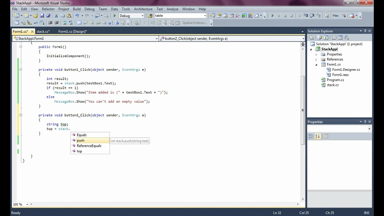 Built In C Stack Youtube