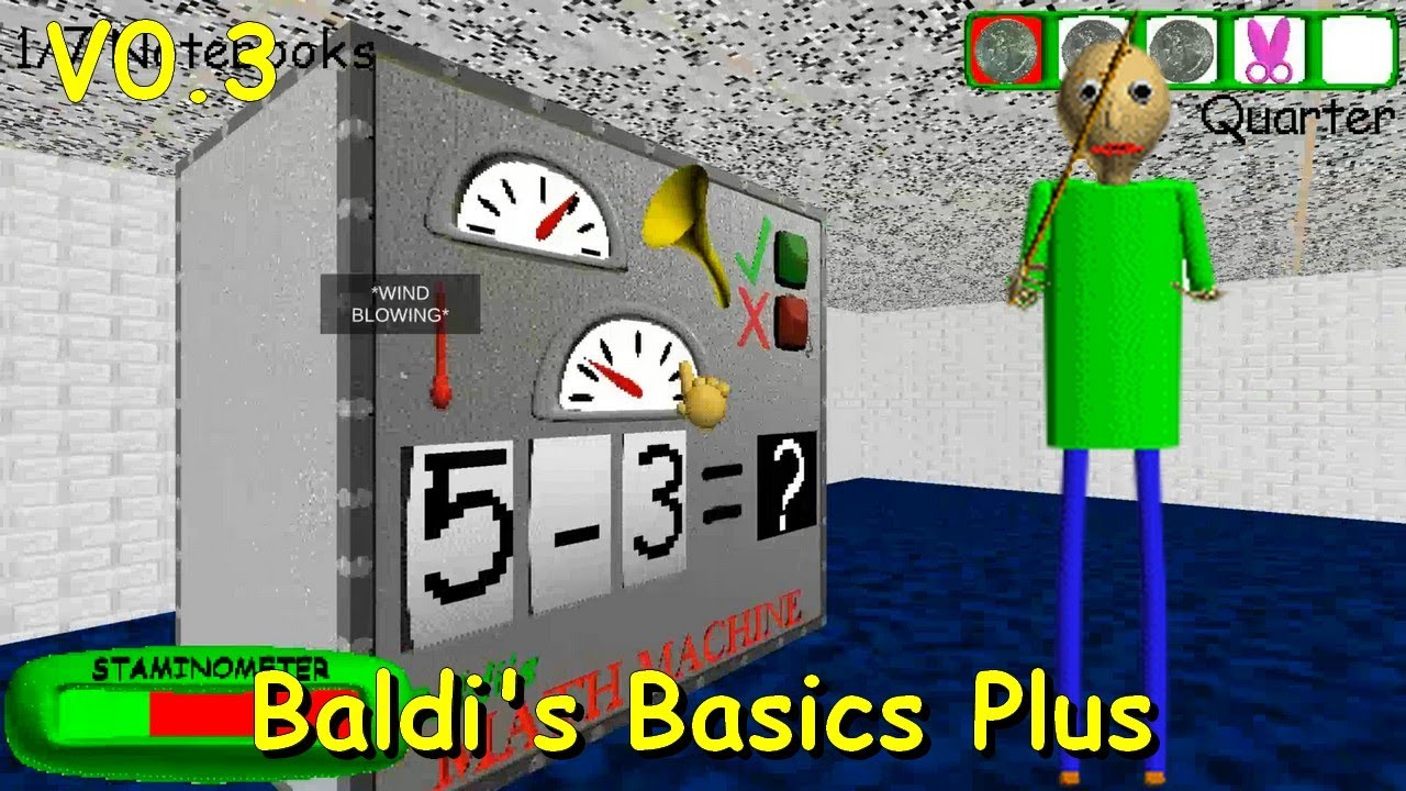 Baldi S Basics Plus Early Access V0 3 Gameplay Youtube