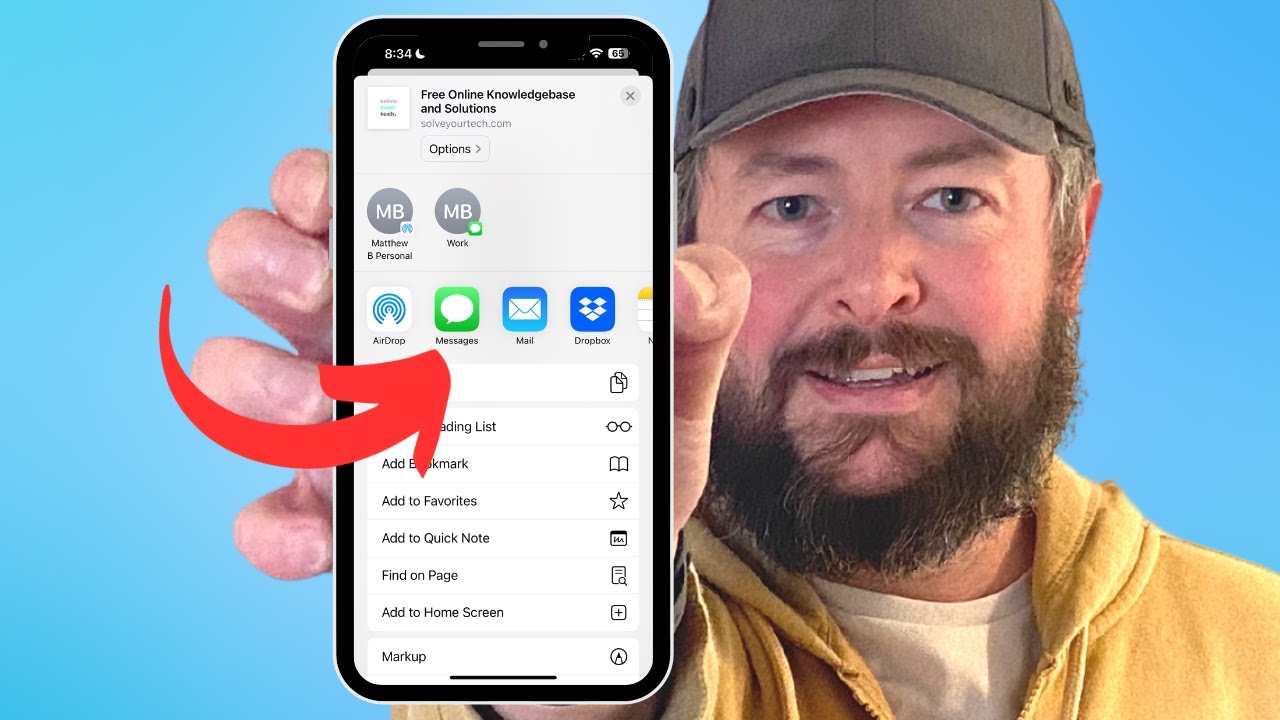 How To Send A Link On Iphone Youtube