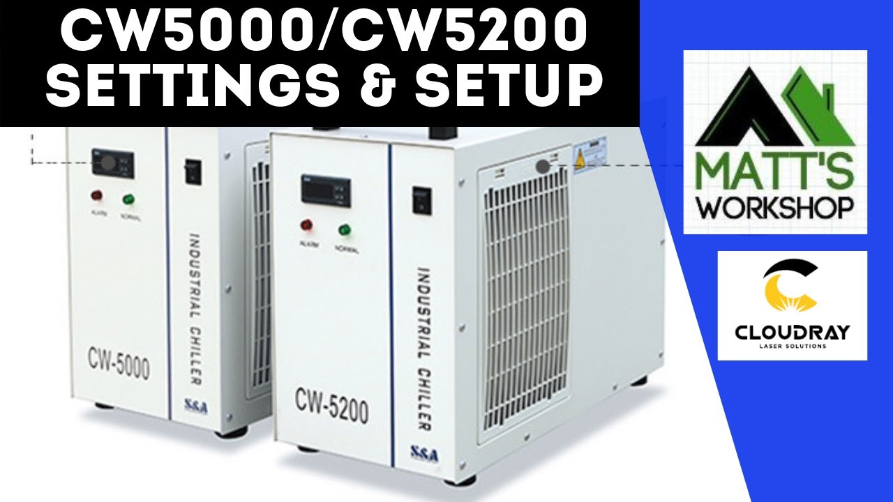 Setup Of Cw 5200 Water Chiller Unit For Cnc Co2 Laser Machine S A