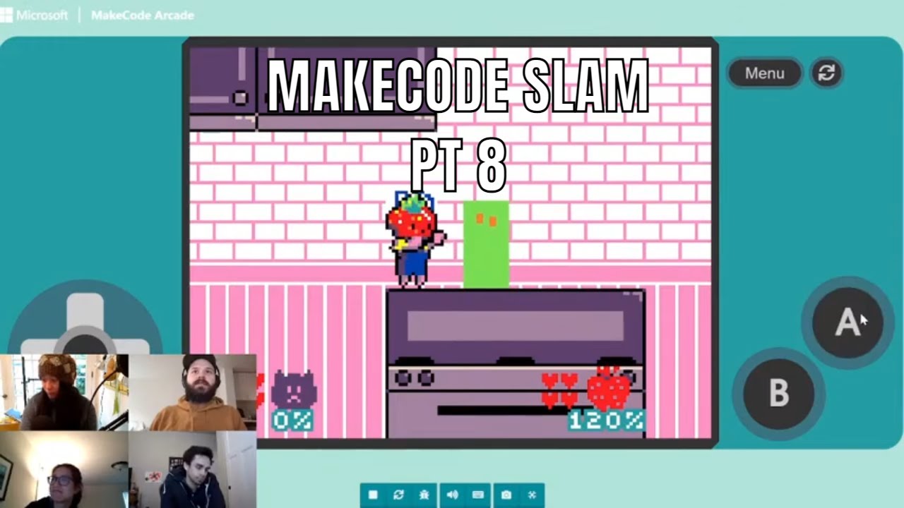 Makecode Slam Pt 8 Makecode Arcade Advanced Youtube